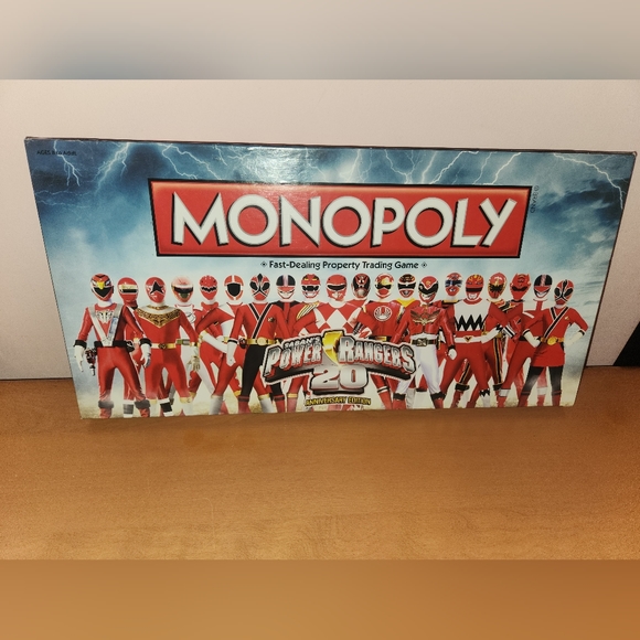 Hasbro | Games | Power Rangers Monopoly 2th Anniversary Board Game Read ...